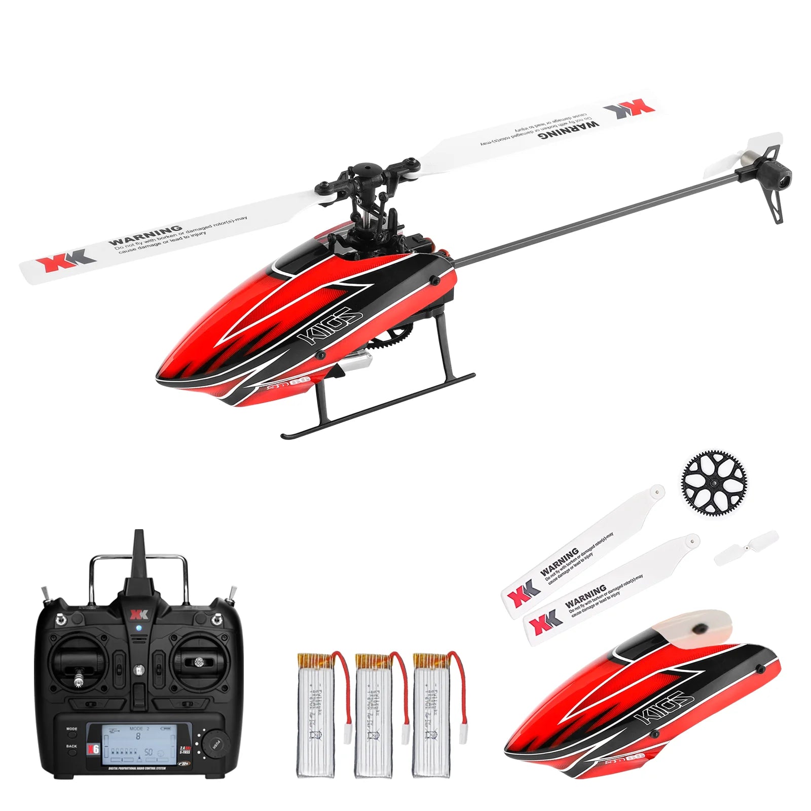 WLtoys K110S RC Helicopters for Adults,3D/6G Mode, 6 Channel Mini Remo ...